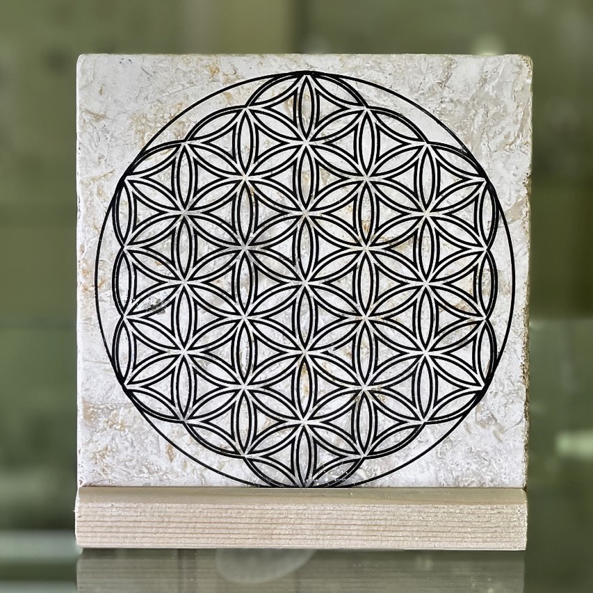 15/15 Flower of Life Tile - בדרך הטבע