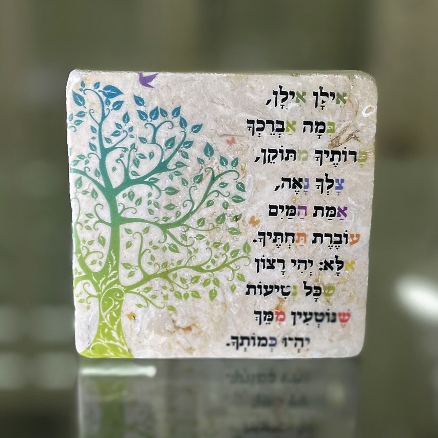 10/10 Colorful 'Ilan,Ilan' Tile - בדרך הטבע