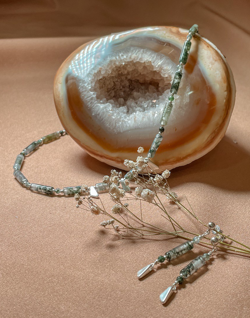 Moss Agate Necklace